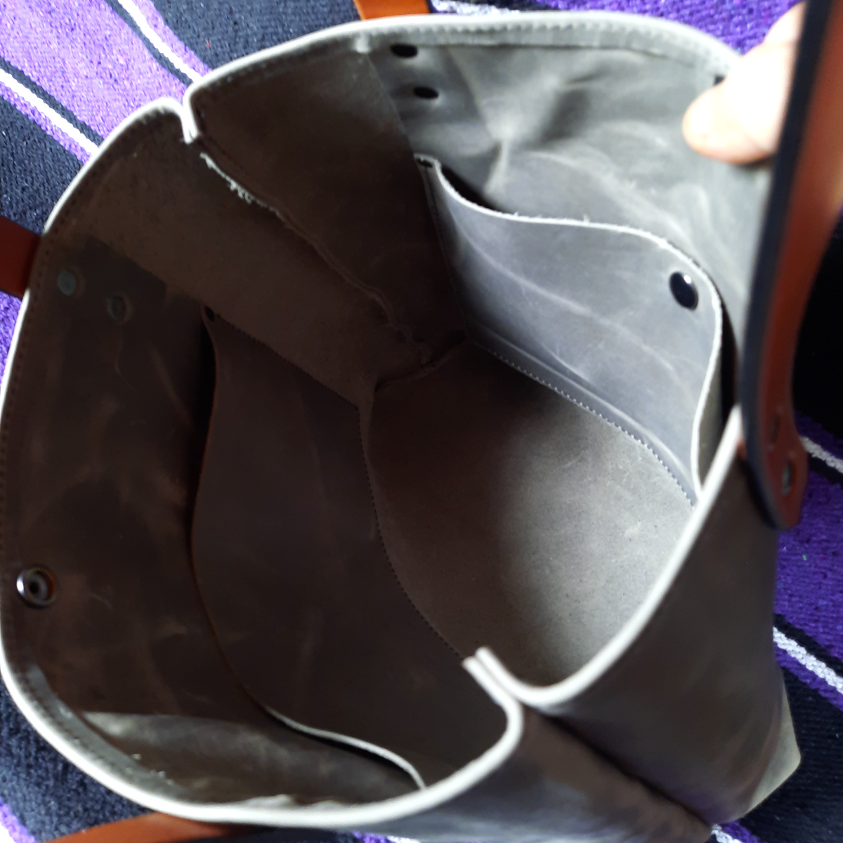 Beautiful Pull-up Leather Tote bag handbag purse genuine leather ...